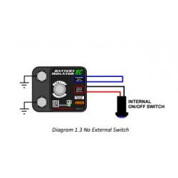 Cartek Isolator - Battery X-Pro W/ Blue External Button