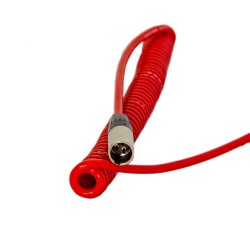Racing Electronics PTT Switch Coiled Cord w/Plug and Pigtail
